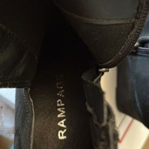 Rampage | Shoes | Rampage Black Wedge Ankle Booties 75 | Poshmark